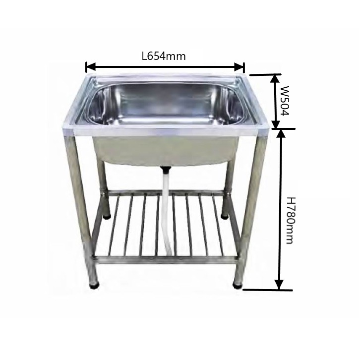 DIY Sink with Kitchen Sink Stand CAM Brand DIY Stainless Steel Kitchen ...