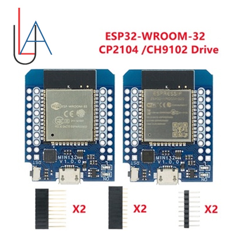 Wemos Mini D1 ESP8266 ESP32 ESP-32S WIFI Bluetooth CP2104 CH9102 ... Wemos Mini D1 ESP8266 ESP32 ESP-32S WIFI Bluetooth CP2104 CH9102 ...