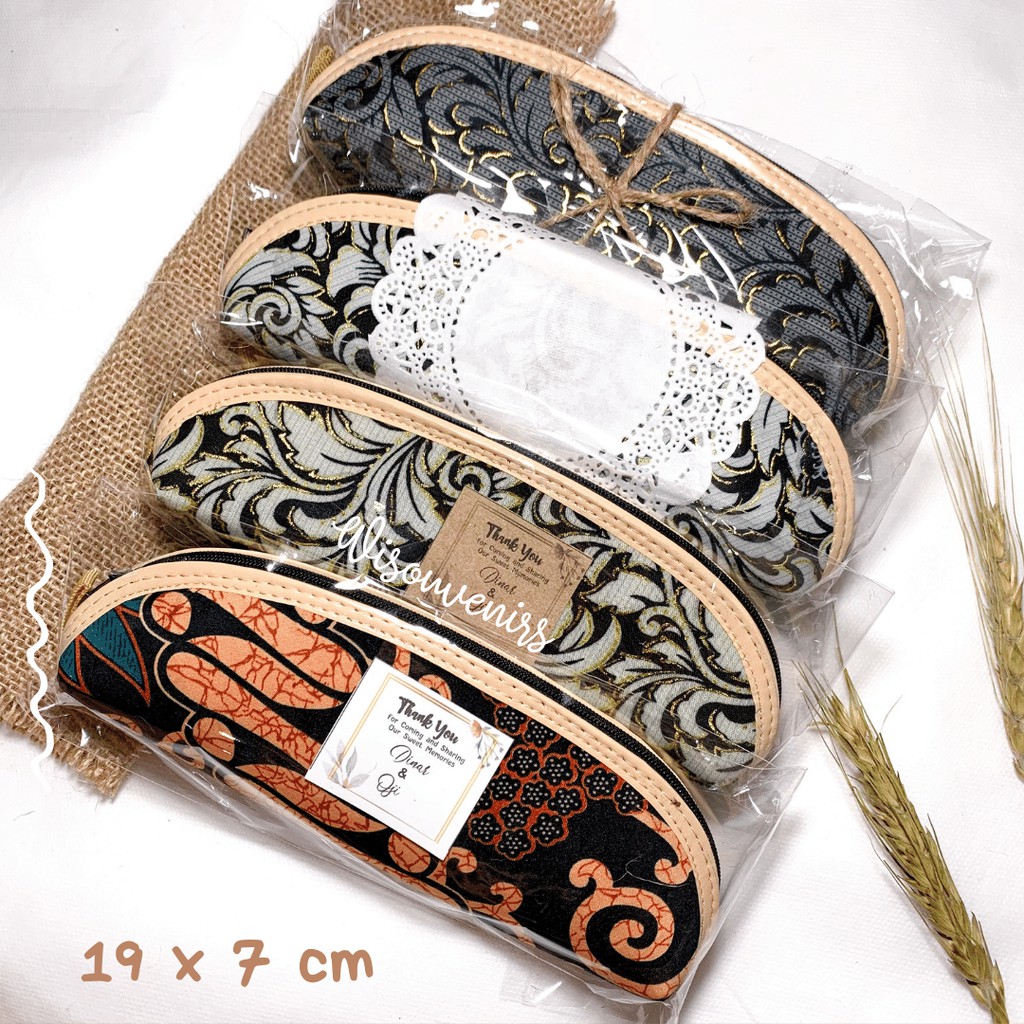 Souvenir Complete Oval Batik Pencil Case Typical of Jogja 1 kg fits 40 ...