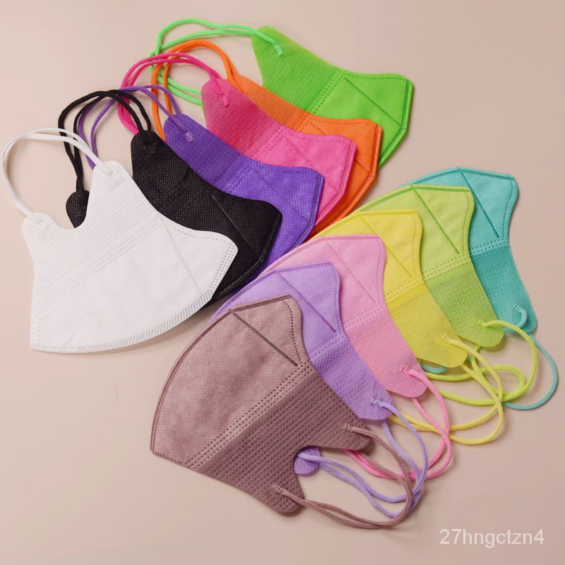 【Free shipping】50PCS 3D Face Mask Nanofiber Filter Face Mask KF94 Mask ...