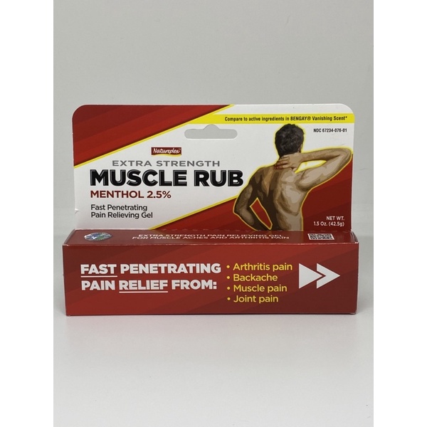 Natureplex Extra Strenght Muscle Rub 42.5g 🇺🇸🇺🇸🇺🇸 | Shopee Philippines