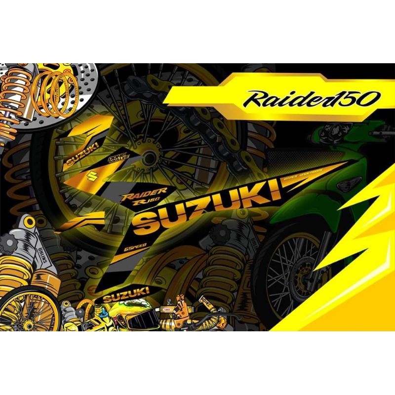 RAIDER 150 FI DECALS | Shopee Philippines