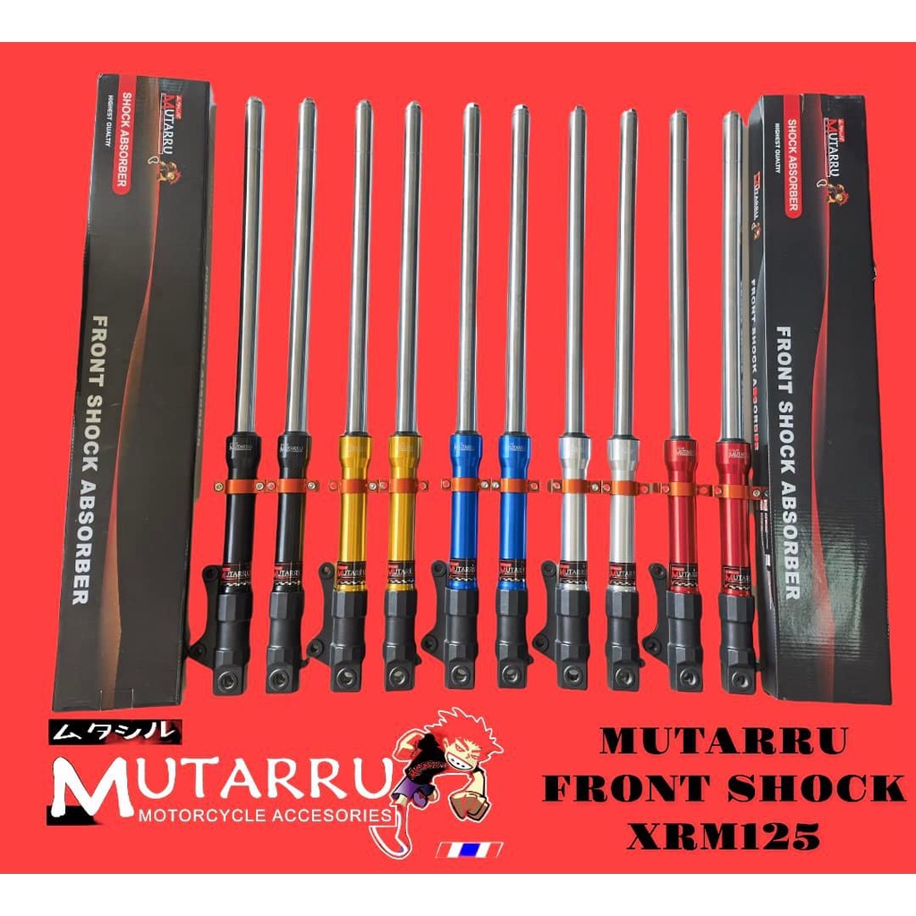 TOP 1 ORIGINAL MUTARRU FRONT SHOCK GOLD SERIES FOR XRM 110/125, RS 125 ...