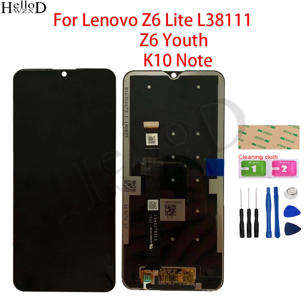 LCD Display For Lenovo Z6 Lite L38111 Z6 Youth LCD Display Touch Screen Digitizer Assembly For ...