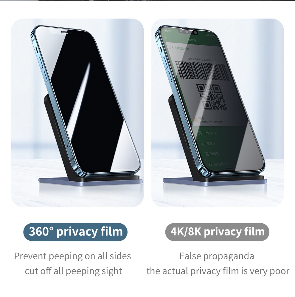 SmartDevil 360 Privacy Tempered Glass For iPhone 14 14 Plus 14 Pro 14 Pro Max | Shopee Philippines