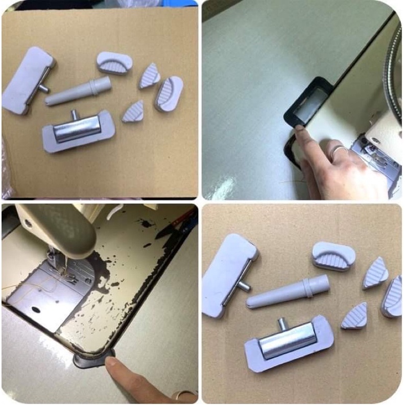 Hinges and rubber buffers for 1-needle industrial machines | Shopee ...