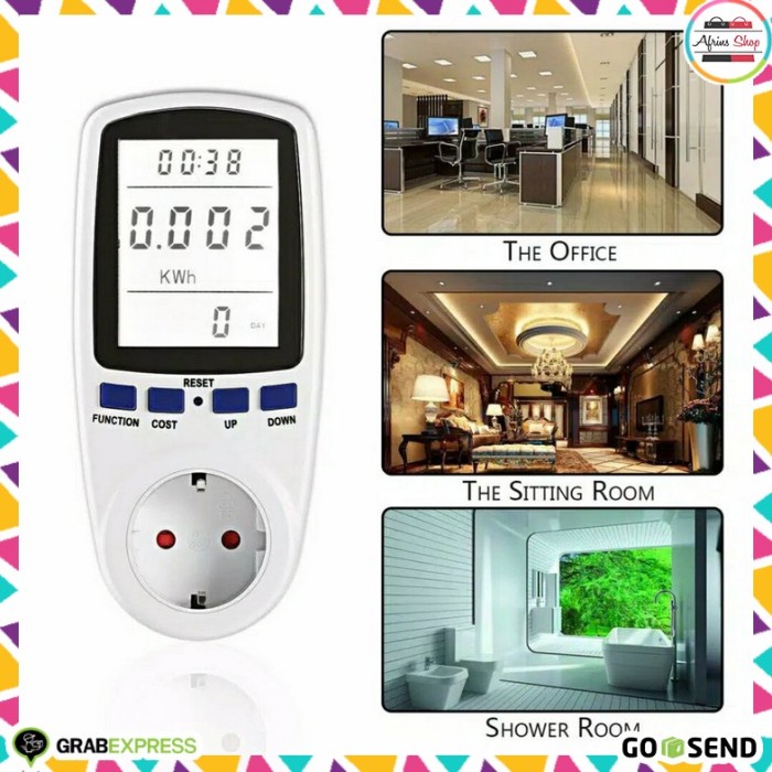 Home Electricity Cost Meter kWh Meter Home Electrical Power Meter ...