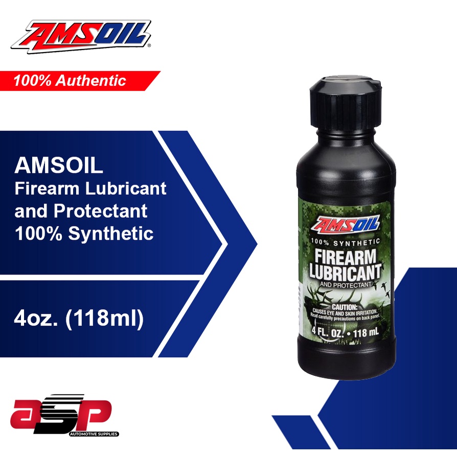 AMSOIL 100% Synthetic FIREARM Lubricant and Protectant 4oz (118ml ...