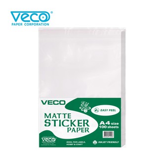 Veco Sticker Paper 100sheets/set EasyPeel | Shopee Philippines