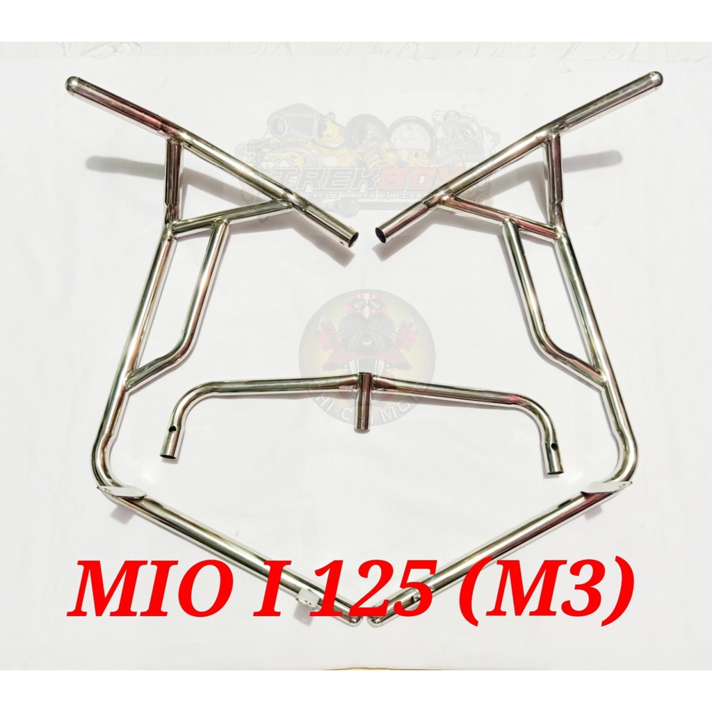 YAMAHA MIO I 125 (M3) CRASH GUARD - PURE STAINLESS 304 | Shopee Philippines