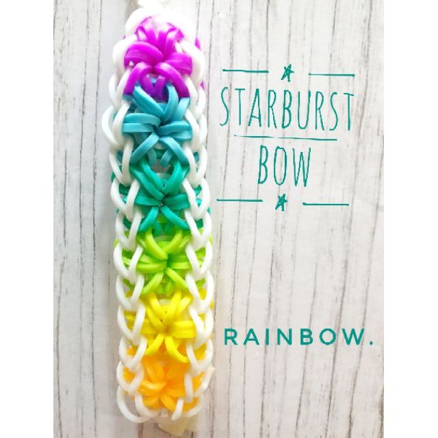 Rainbow loom boxed bow store