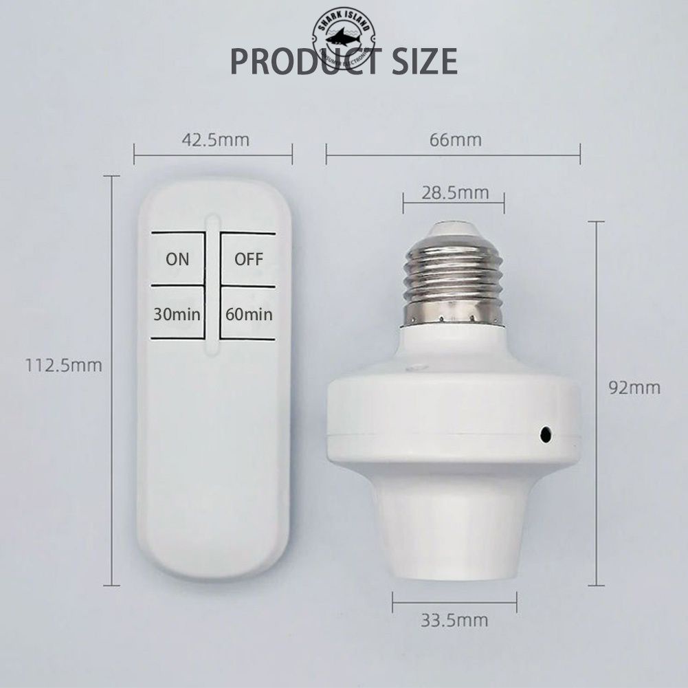Available Smart Light Socket Remote Control Lamp 220V 110V E26 E27 Bulb ...