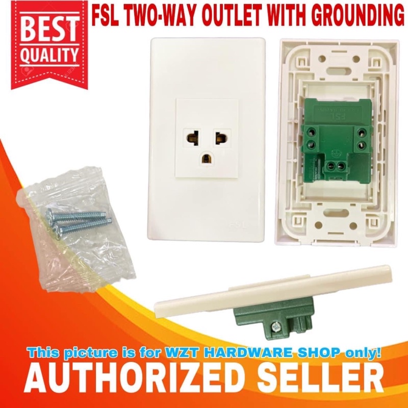 FSL Universal Aircon Outlet Electric Socket Gang Set 1 , 2 , 3 Gang ...