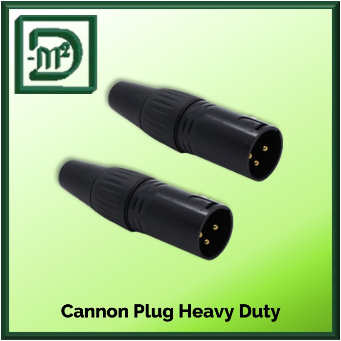 XLR 3-Pin Cannon Microphone Plug Heavy Duty (2pcs) | Shopee Philippines