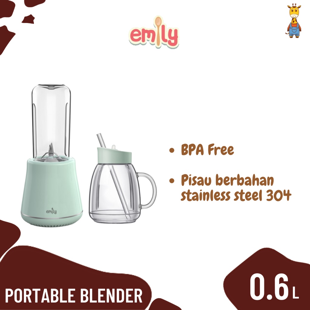 Emily Portable Blender 0.6L - Portable Blender | Shopee Philippines