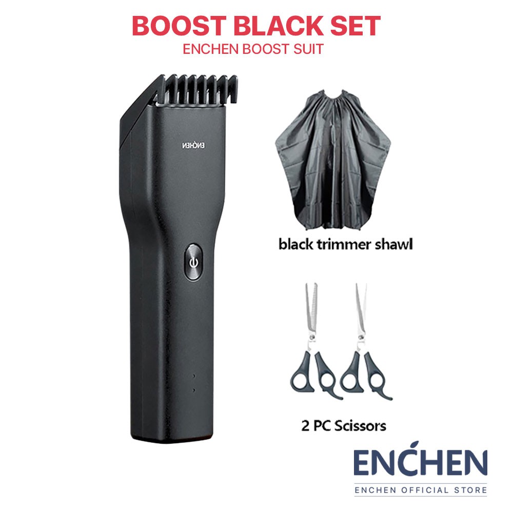 ENCHEN Hair Trimmer Boost Electric Hair Clipper Cordless Professional ...