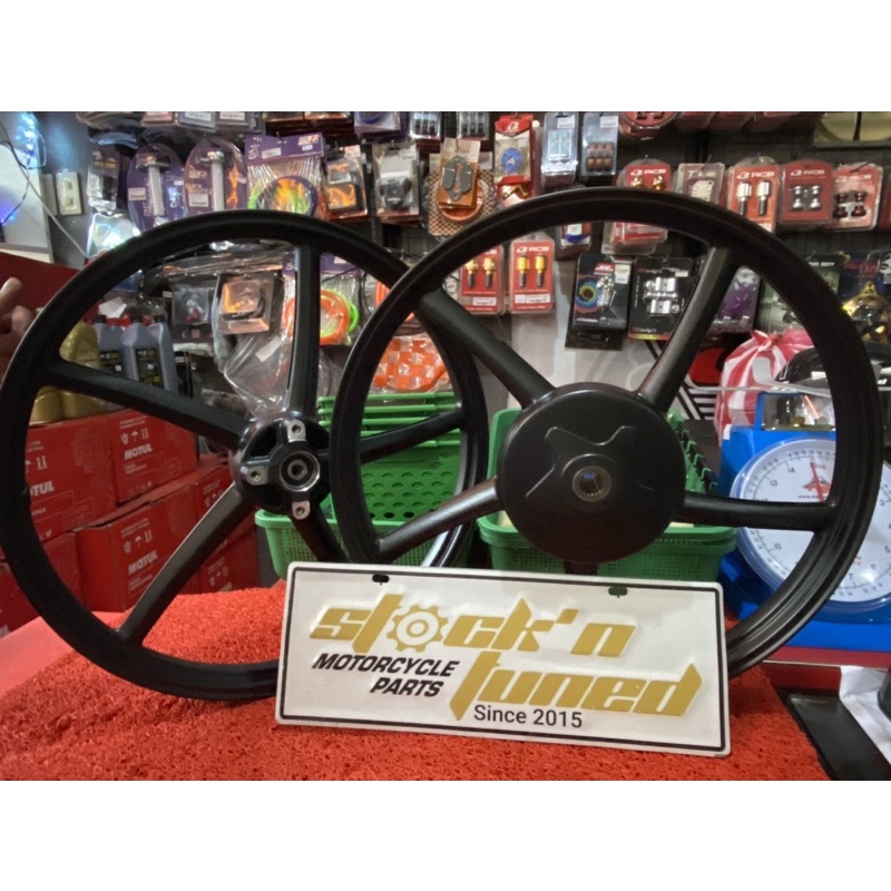 SP522/RB5 spokes 17s for mio sporty (1.4r/1.2f) | Shopee Philippines