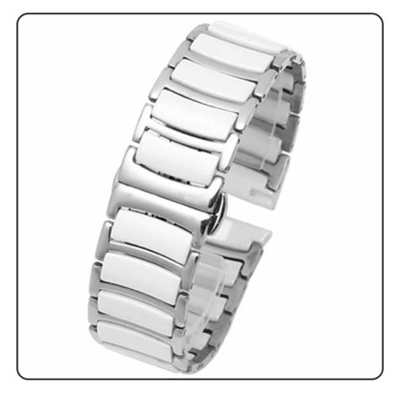 Quick Release Ceramic Watch Band 16/18/20/22 mm Stainless Steel Watch ...