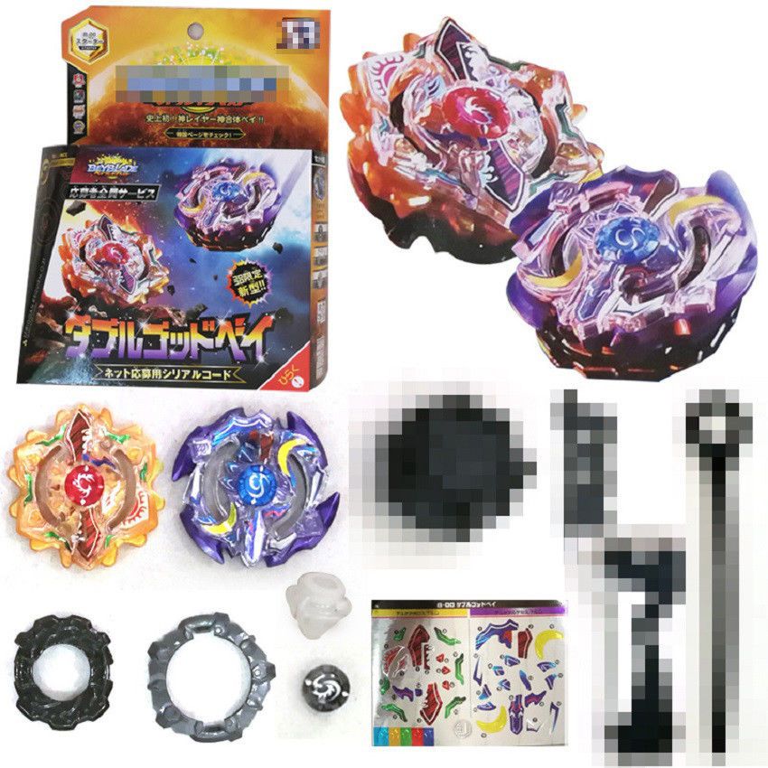 High Quality Beyblade Burst Double God Bey Duo Eclipse Apollos Artemis ...