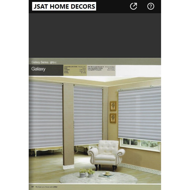 NOT CHINA!! (KOREAN WINDOW BLINDS GALAXY DESIGN) | Shopee Philippines