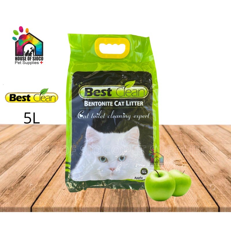 Best Clean Bentonite Cat Litter 5L | Shopee Philippines