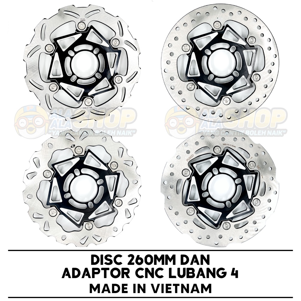 Disc Winner X / Supra GTR 260mm PnP Vario 110 125 150 Beat Scoopy 260 ...