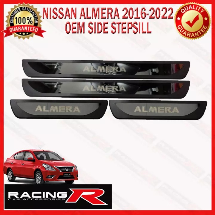 Nissan Almera 2016 to 2022 OEM Side Stepsill ( Step Sill Car ...