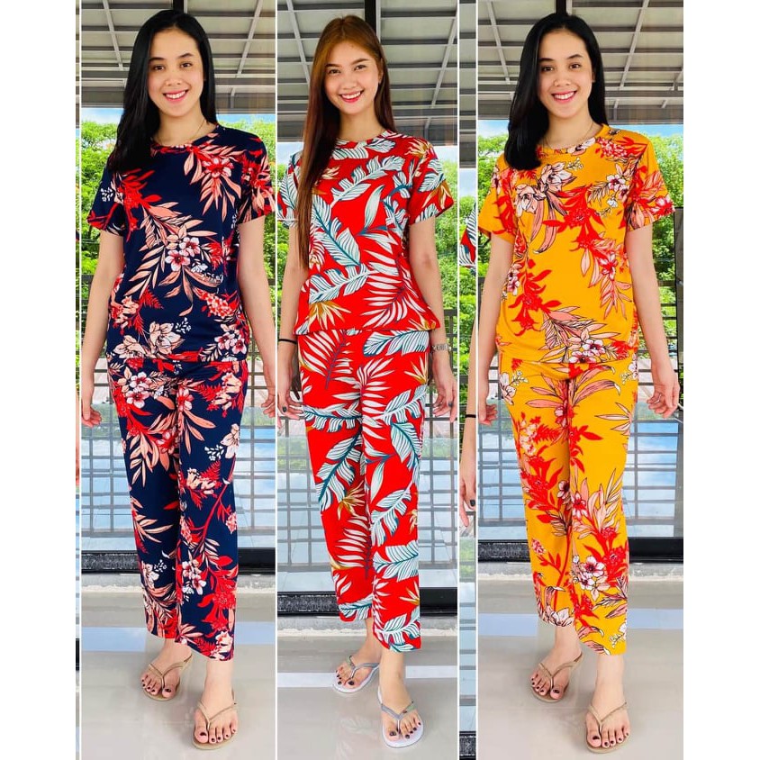 TERNO PAJAMA FOR ADULT FIT SMALL TO LARGE ASSORTED PRINTS | Shopee ...