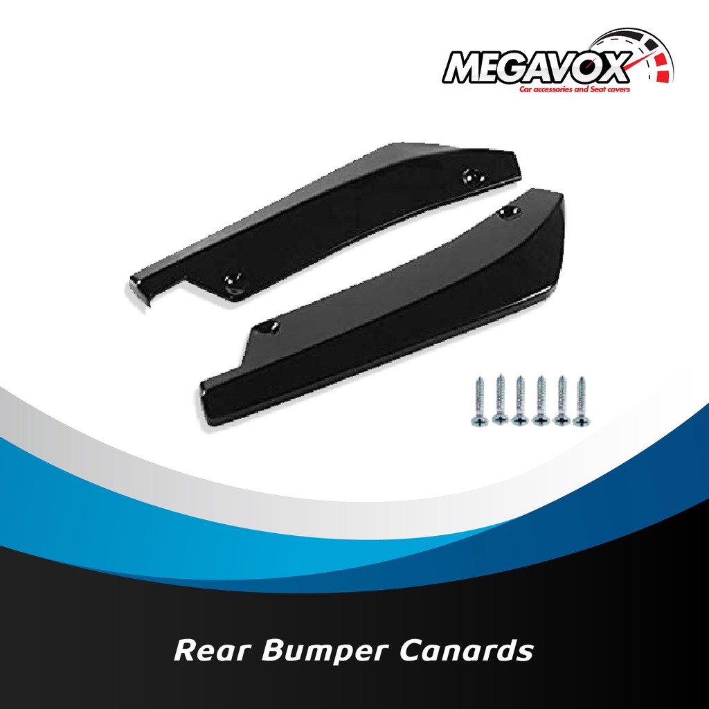 Universal Rear Bumper Canards | Shopee Philippines