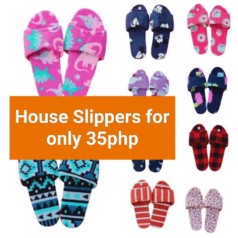 Trendy Slippers Pambahay Strap Style Tsinelas (Choose Design) | Shopee ...