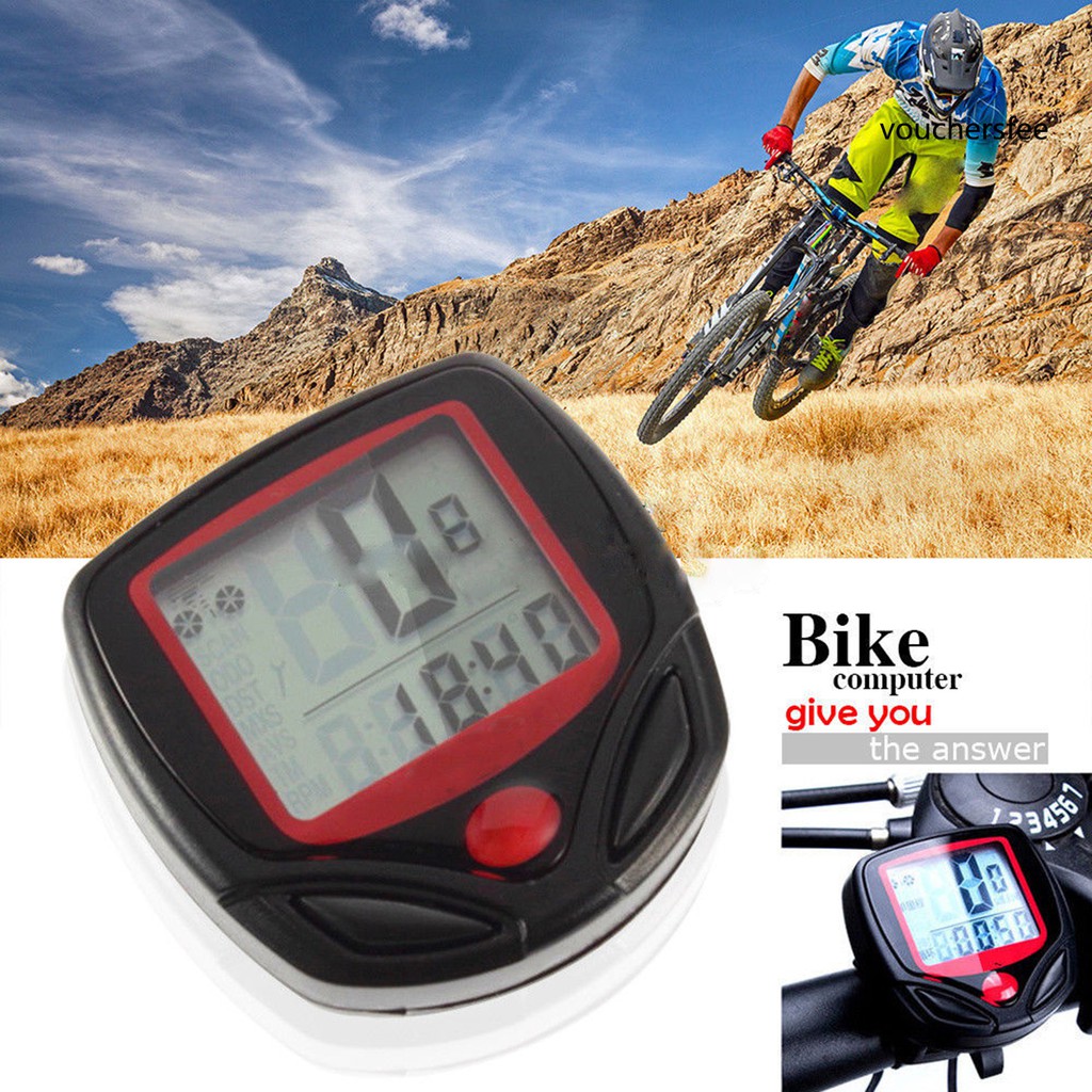 [DEC] Mountain Bike Stopwatch Speedometer Wireless Waterproof Digital ...