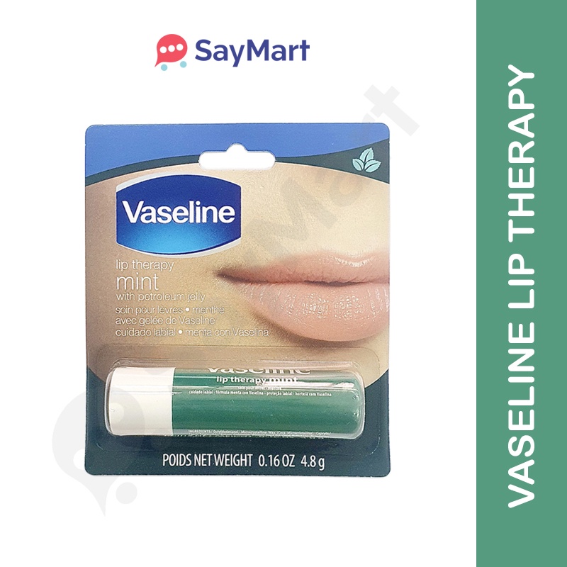VASELINE LIP THERAPY MINT 4.8G | Shopee Philippines
