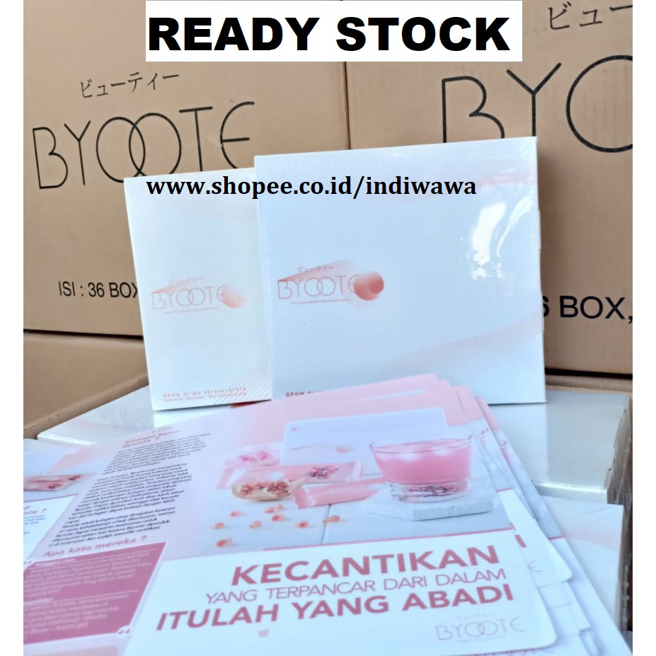 Byoote Collagen Glutathione Halal Bpom | Collagen | Bleach | Shopee ...
