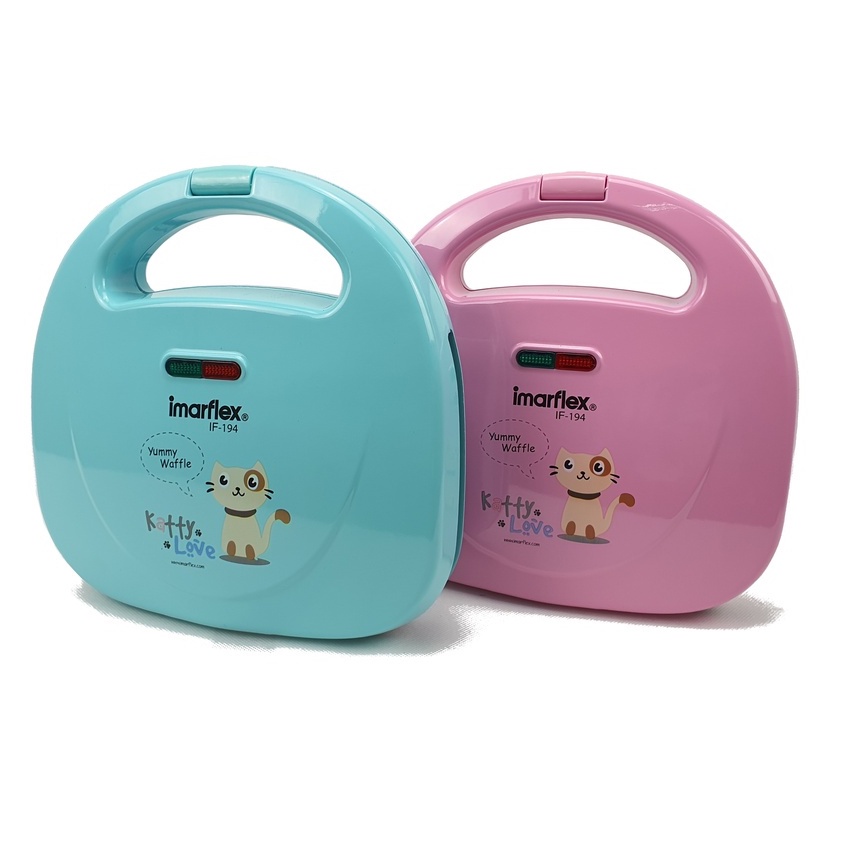 Imarflex Waffle Maker Model IF-194 Makes Waffles 2 Sheets At A Time ...