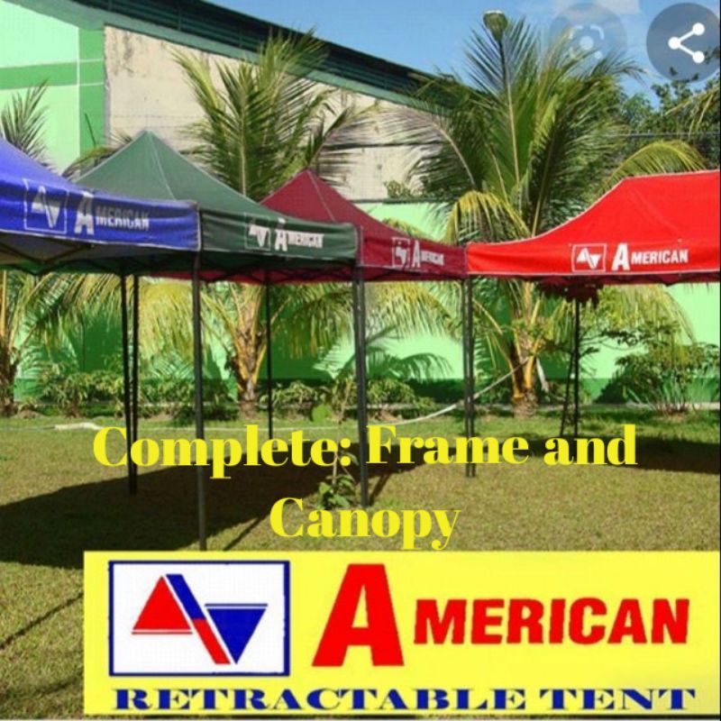 3M x 3M Retractable Tent Complete Frame and Canopy | Shopee Philippines