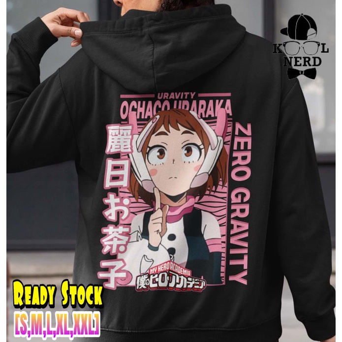 BOKU NO HERO ACADEMIA BNHA ANIME JAPAN HOODIE OCHACO URARAKA URAVITY ...