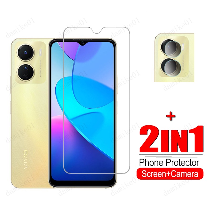 Vivo Y16 Tempered Glass Film for Vivo Y15s Y15A Y12s Y12A Y35 Y02s Y01 ...