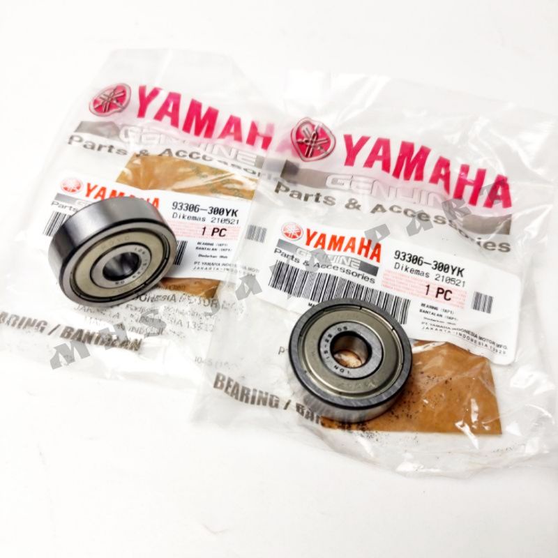 A PAIR OF FRONT WHEEL BEARINGS FRONT WHEEL CLAHER WHEEL MIO M3 MIO GT125 X-RIDE FINO 125 MX OLD ...