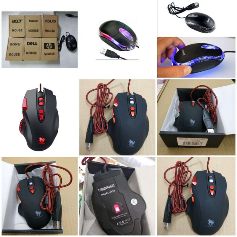 USB WIRED BROWN BOX MOUSE ,TWOLFG550 Gaming Mouse | Shopee Philippines