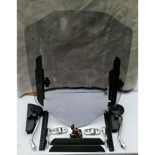 Universal Windshield Complete Set For Motorcycles and E Bikes ...