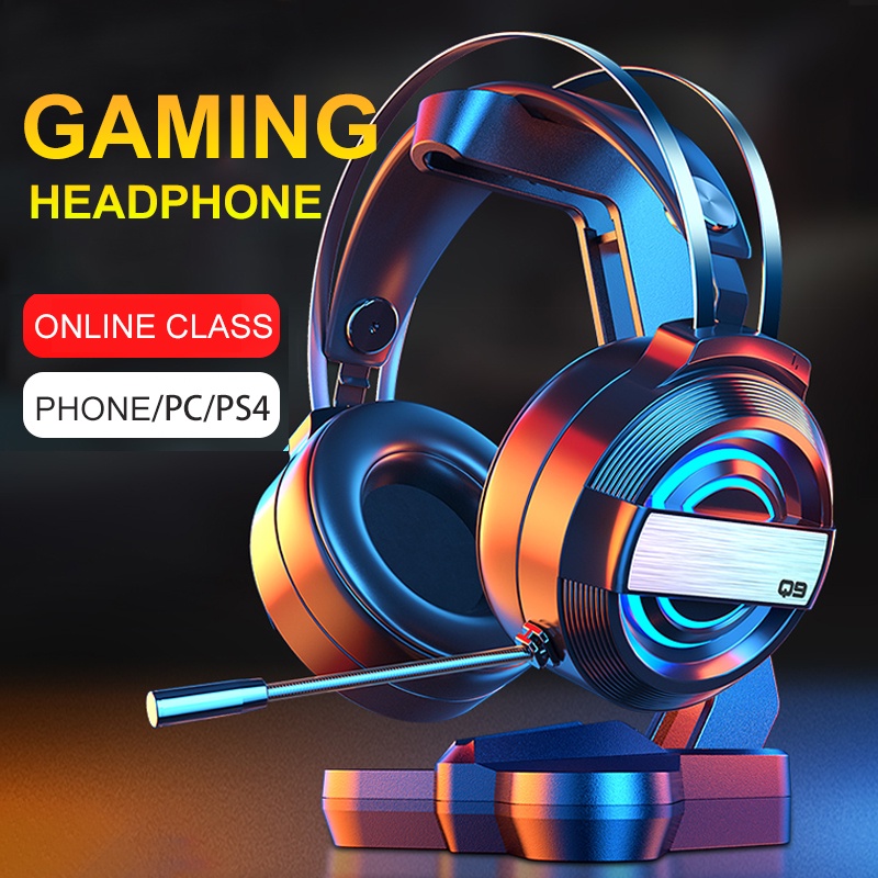 Gaming Headset Headphone With Mic and Microphone noise cancellation ...