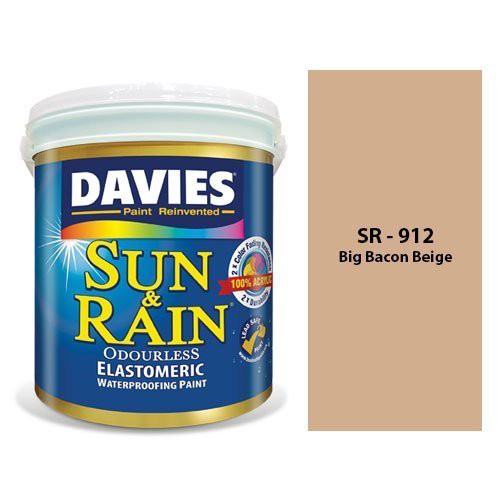 DAVIES SUN AND RAIN SR-912 BIG BACON BEIGE ELASTOMERIC WATERPROOFING ...