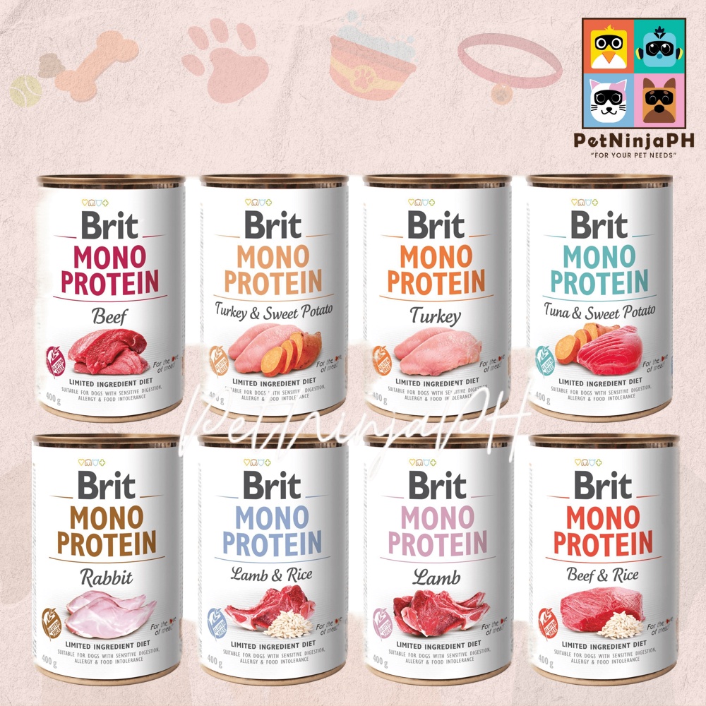 Brit Monoprotein Grain Free Wet Dog Food 400 g | Shopee Philippines