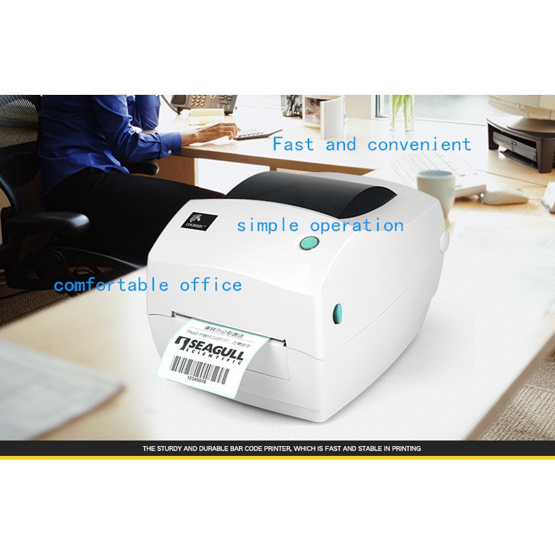 ZEBRA GK888T Desktop Barcode Printer Thermal/Thermal Transfer Label ...