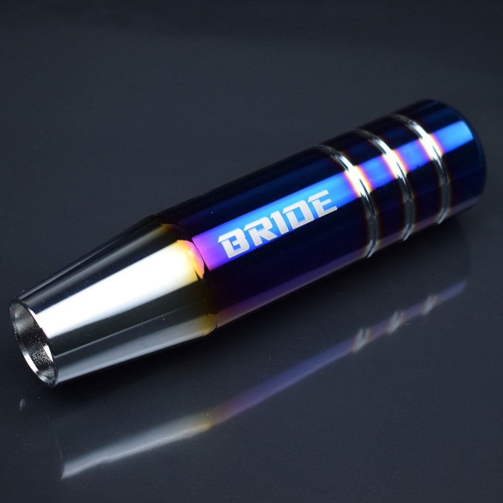 Universal Car Gear Knob Bride/NOS Burnt Blue Aluminum Gear Shift Knob ...