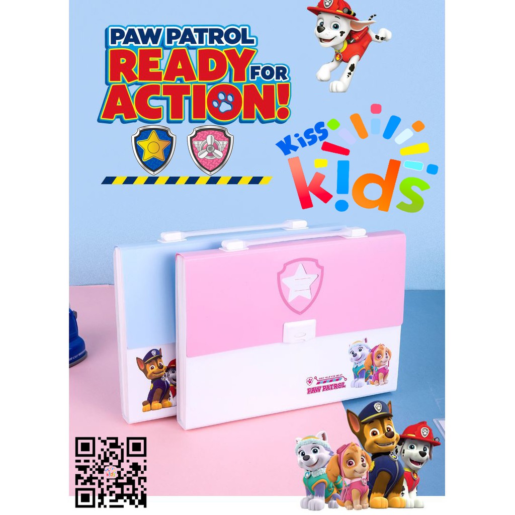 Paw Patrol Folder 13 Compartments | Shopee Philippines