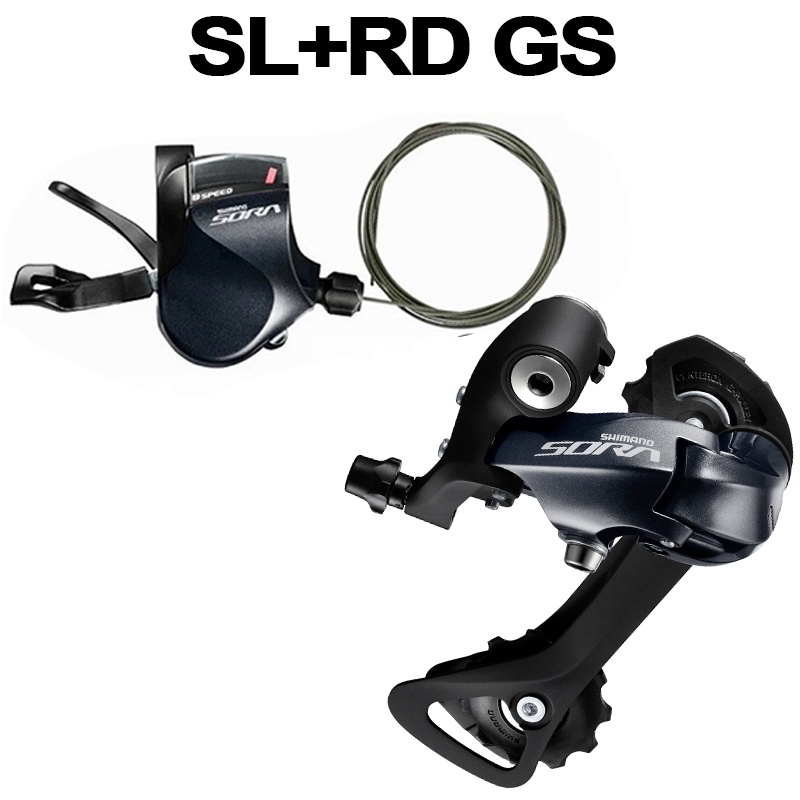 Shimano SORA R3000 9 Speed Road Bike Set SL-R3000 Right Shifter RD ...