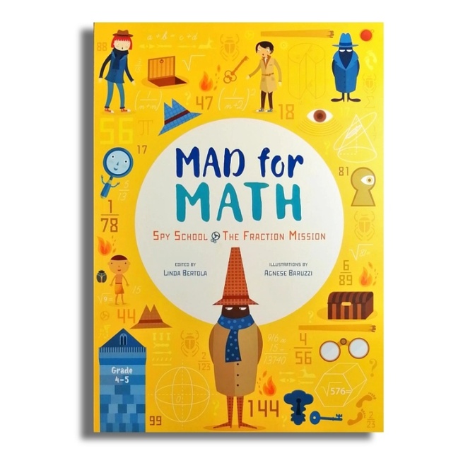Bbw Mad for math spy school the fraction mission Book Learns Fractions ...