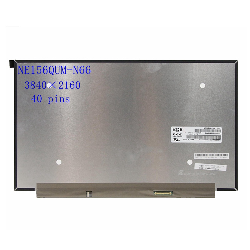 15.6"inch laptop Lcd screen 4K NE156QUM-N66 For Lenovo ThinkPad P1 Gen 2 ThinkPad X1 Extreme 2nd ...