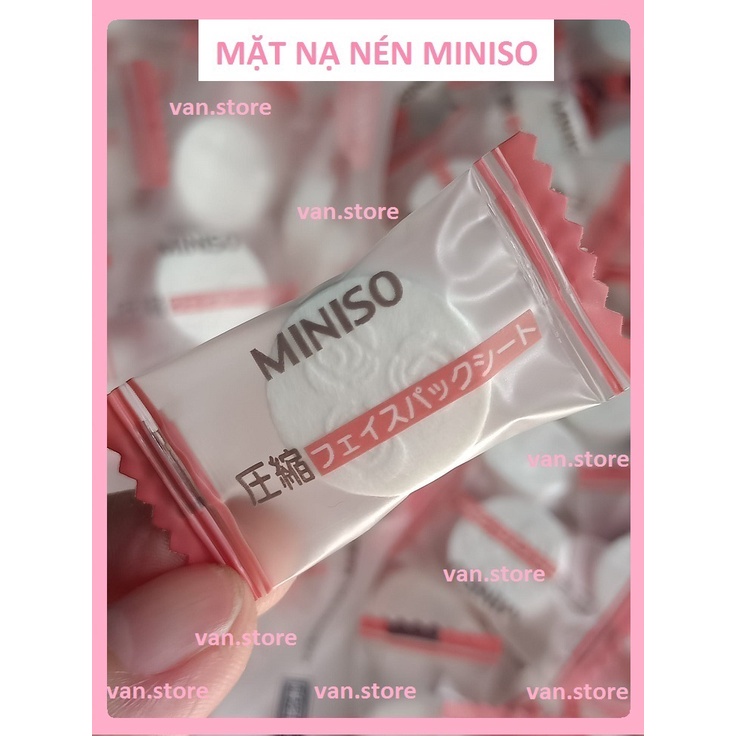 Paper Mask - Miniso Compressed Mask - Miniso Mask | Shopee Philippines